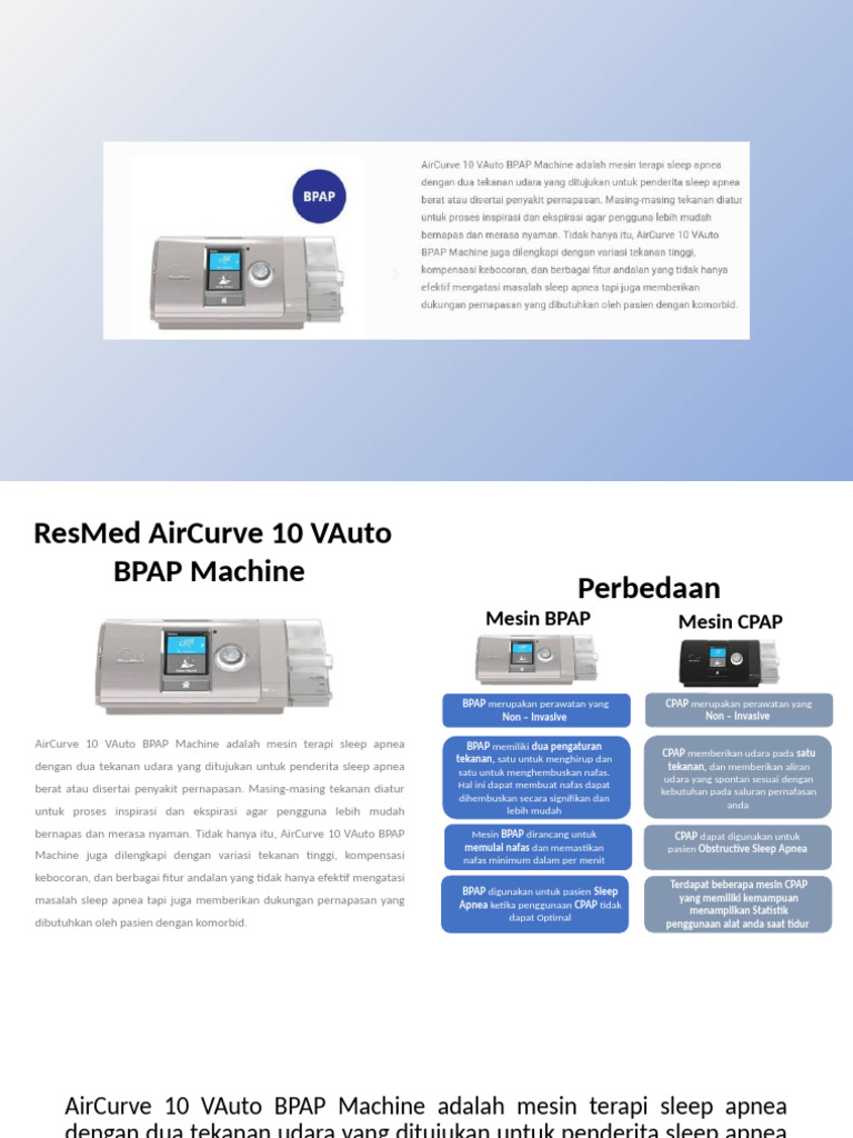 Contoh Mesin BPAP | PDF