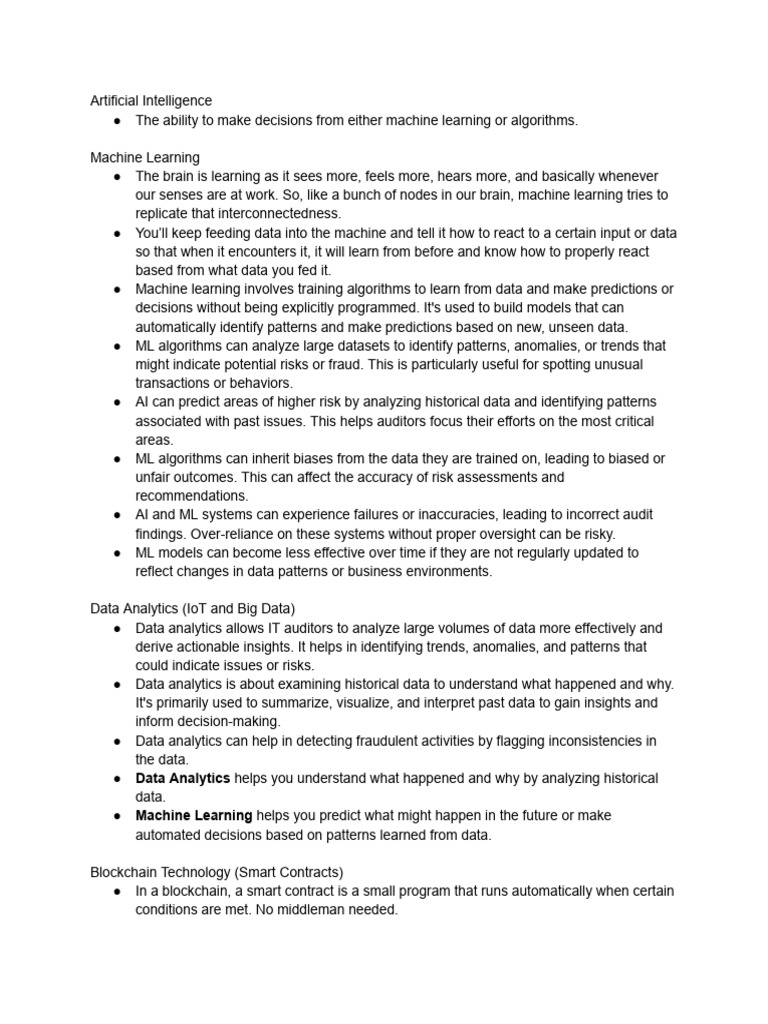 IT Audit Lesson 1 | PDF | Machine Learning | Audit