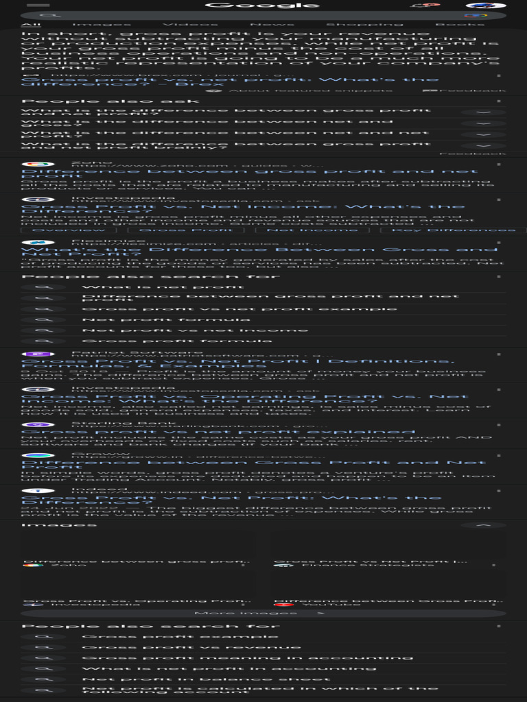 What Do You Mean by Gross Profit and Net Profit How Are They Different ...