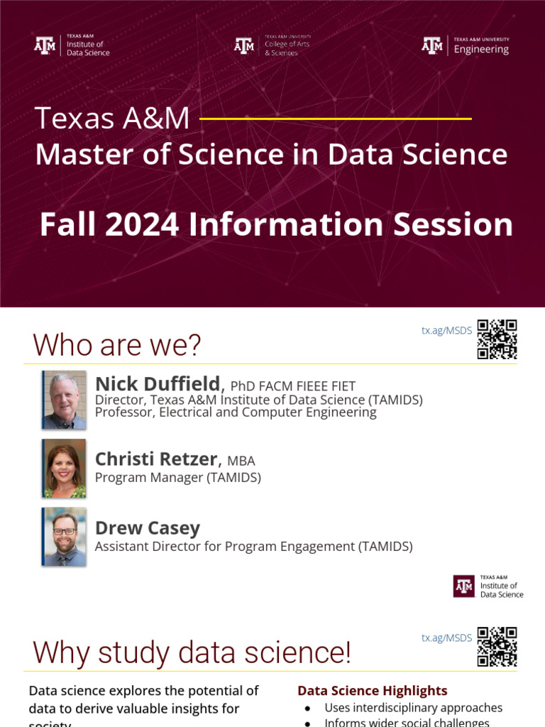 MSDS 2024 Info Session Presentation | PDF