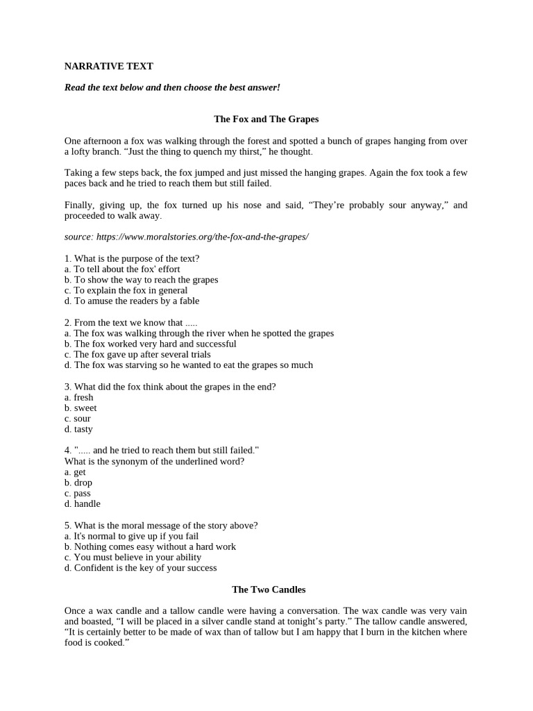 Narrative Text | PDF