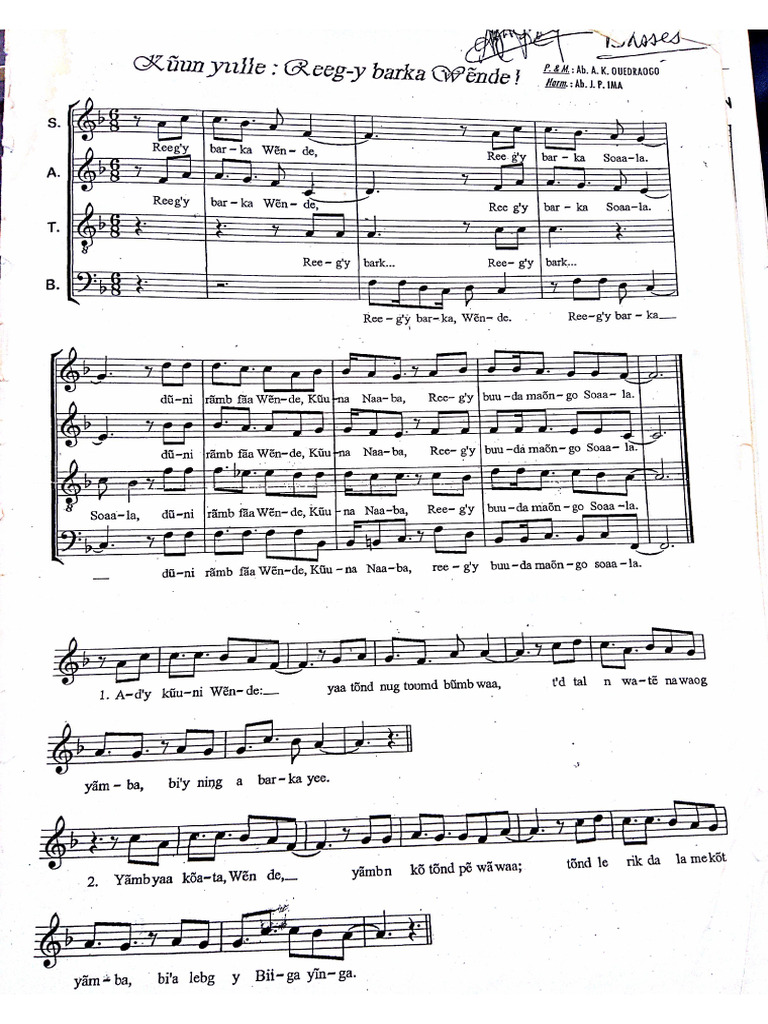 Reeg y Barka Wende | PDF