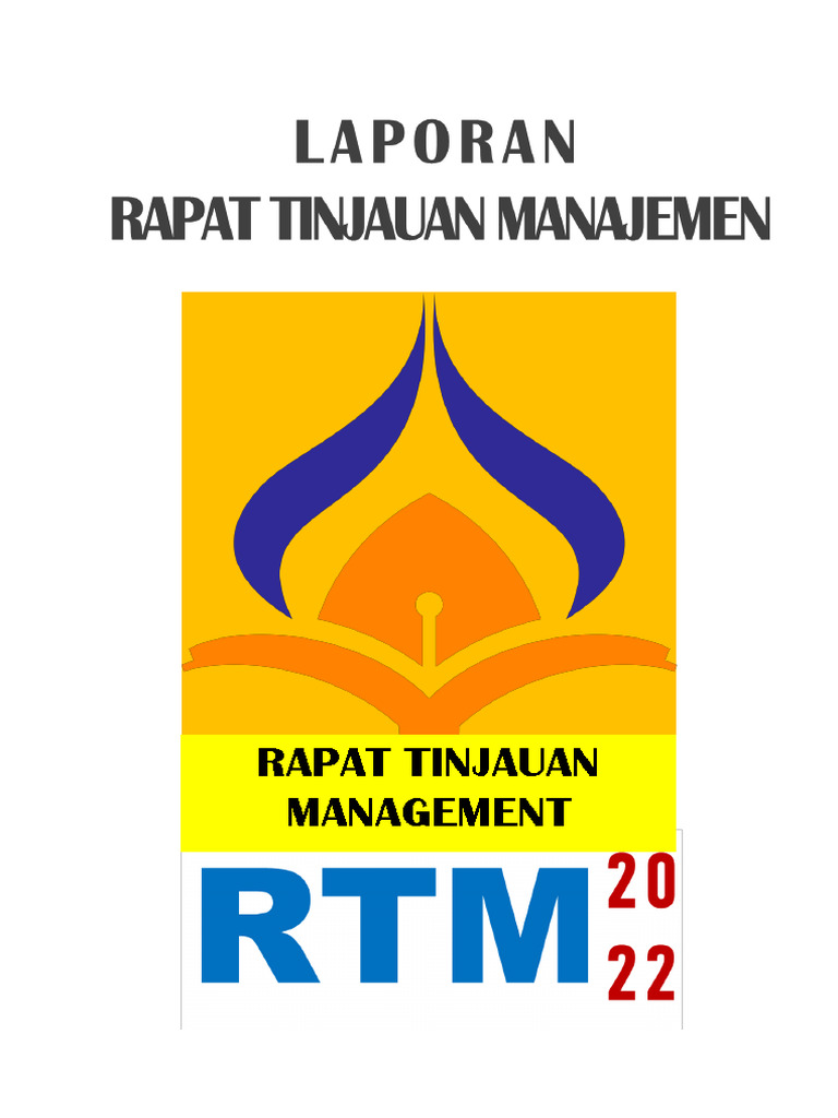 Laporan Rapat Tinjauan Manajemen (RTM) - Ubbg - 2022 | PDF