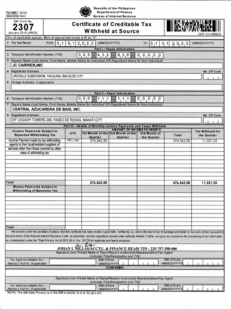 JC Carrier 2307 | PDF