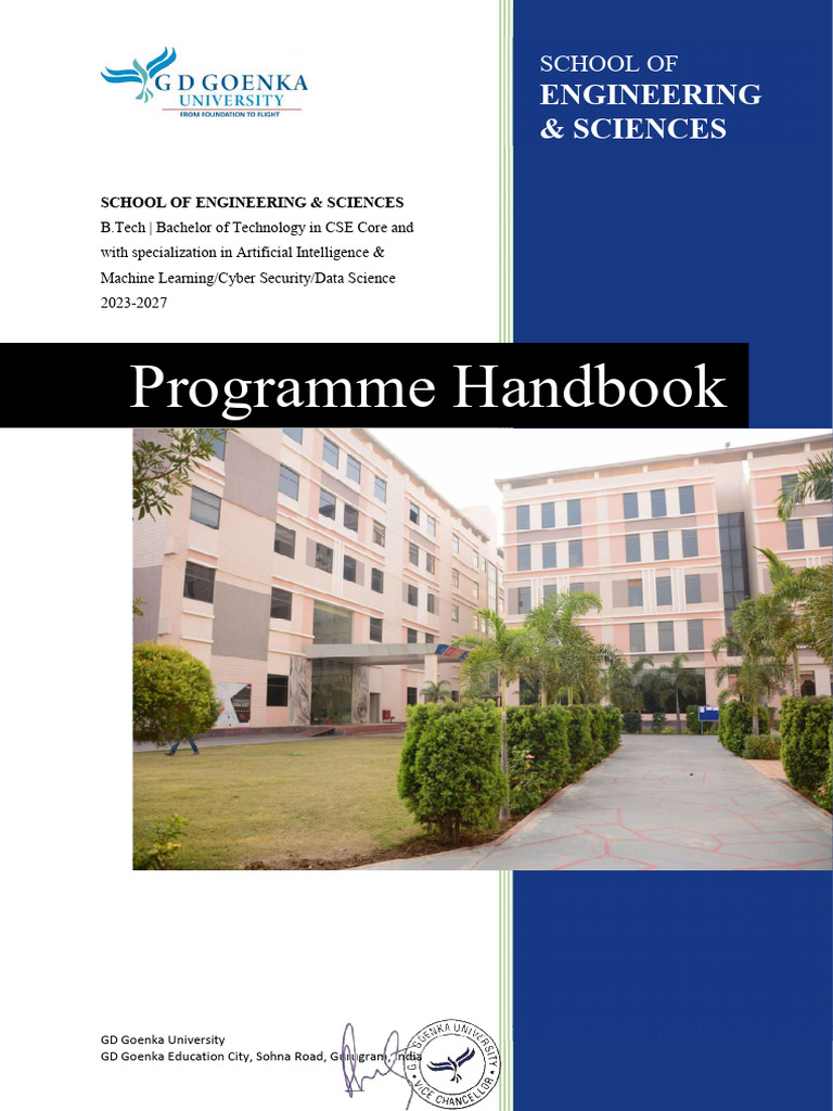 BTECH CSE Course Template Signed | PDF