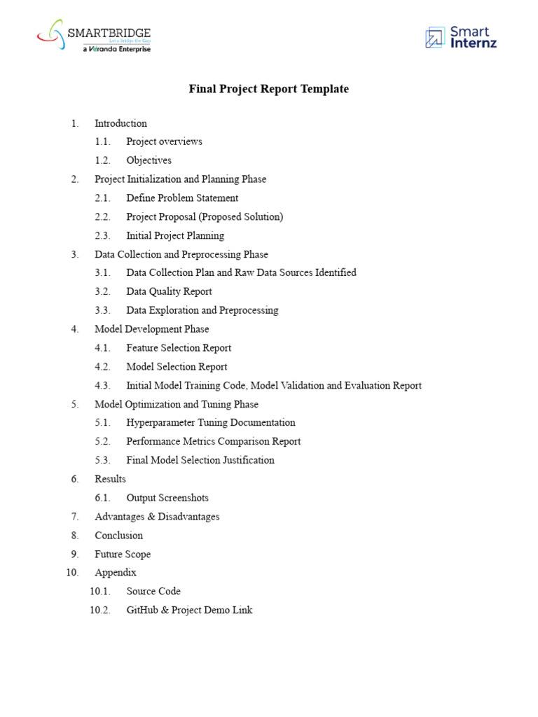 ML & NLP Final Project Report Template | PDF