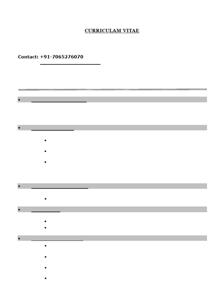 Resume Vaibhav .... | PDF