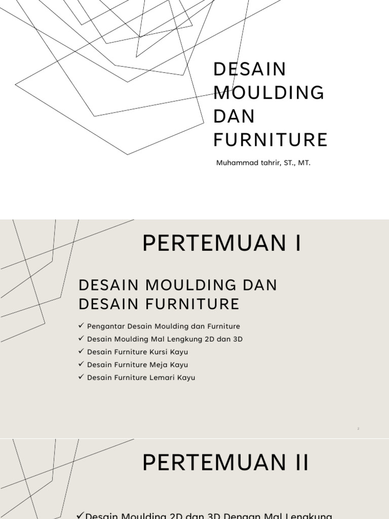 Desain Moulding Dan Furniture | PDF