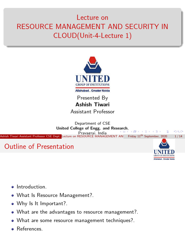 U4 Lecture 1 | PDF