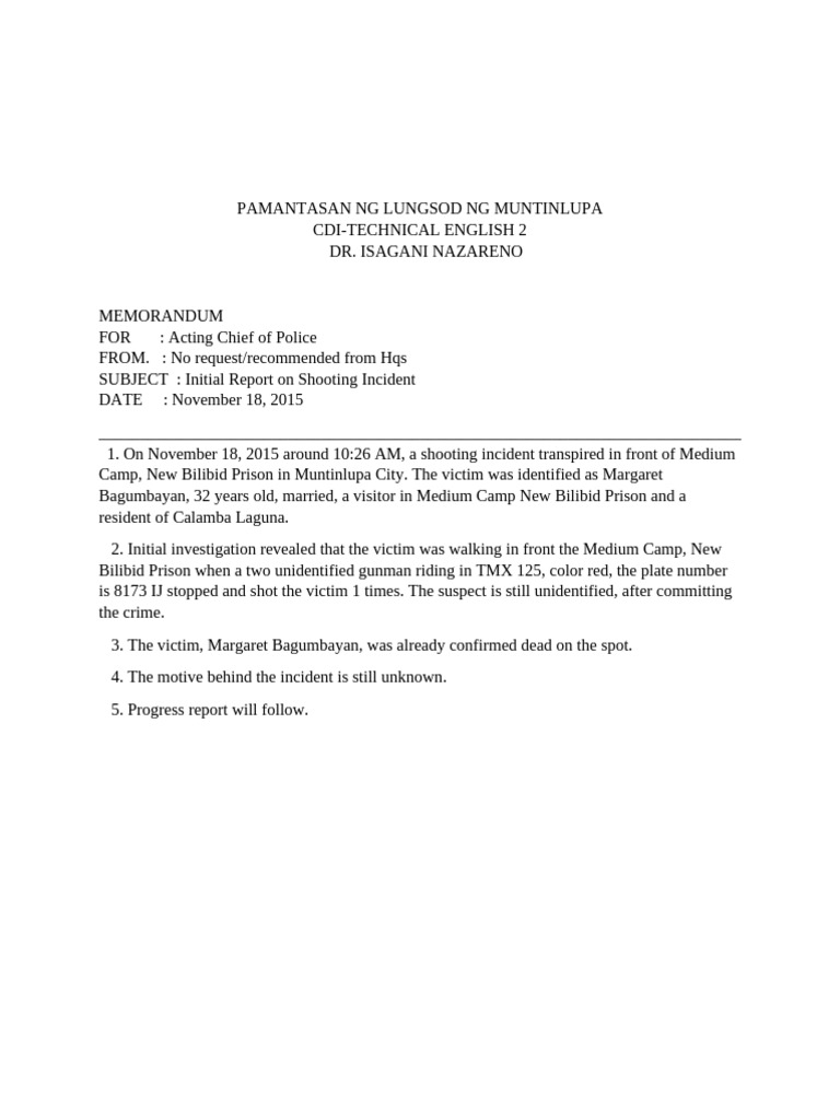 Initial Report | PDF