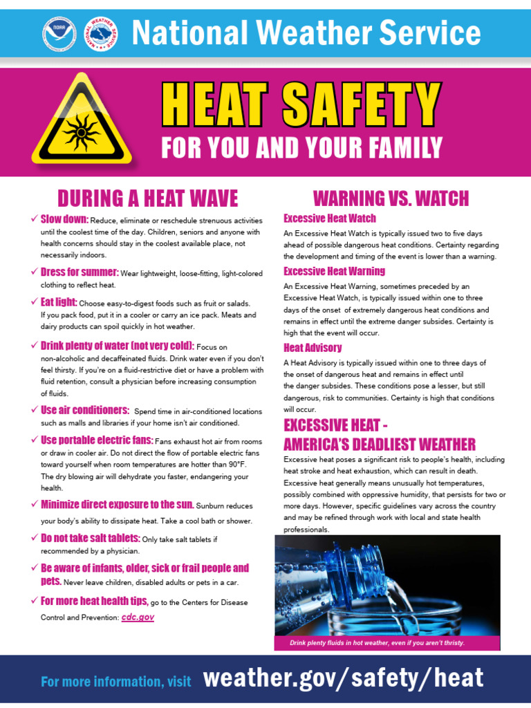 HeatSafety OnePager 11 29 2018 | PDF