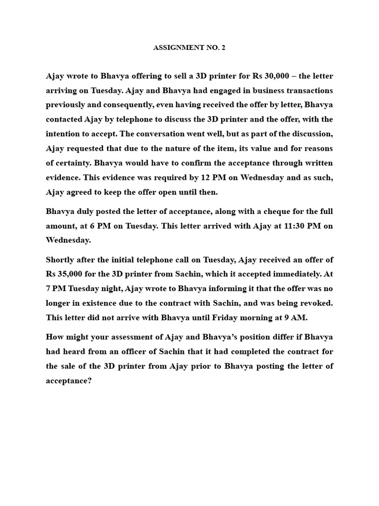 ASSIGNMENT NO 2 | PDF