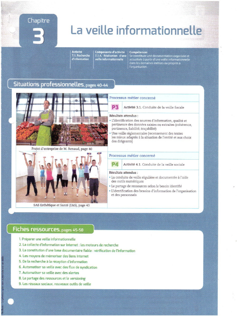 Chap 1 La Veille Informationnelle | PDF