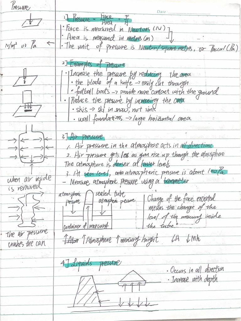 Physics IGCSE G1 Notes Grace Yuan 23389 Second Semester | PDF