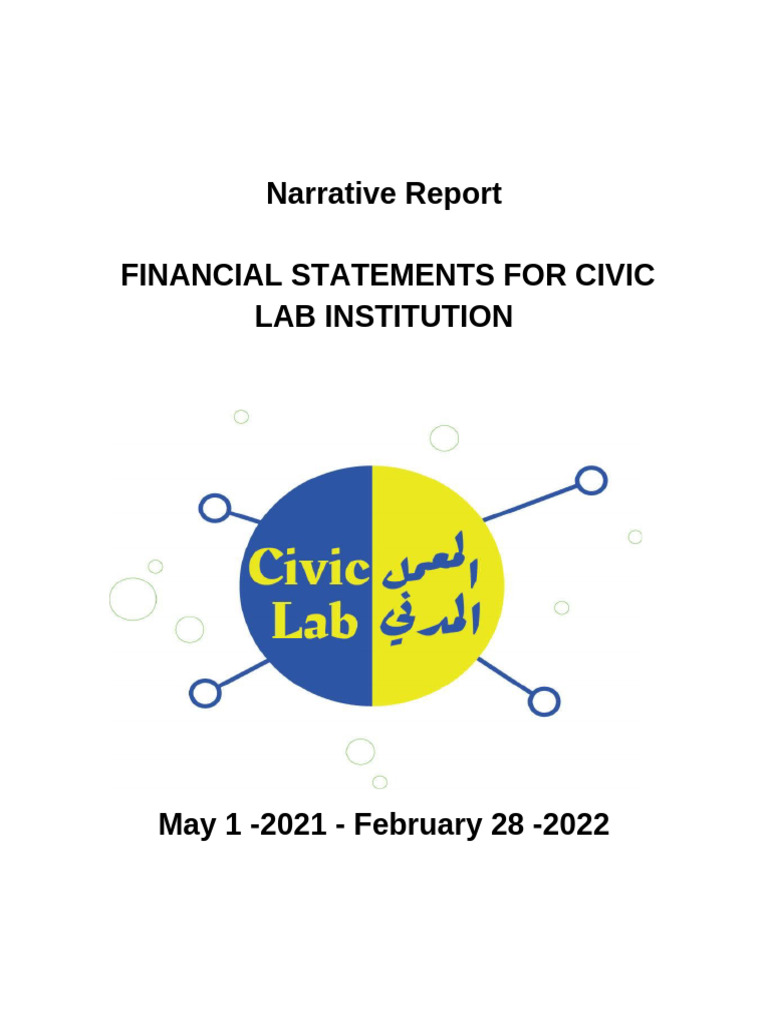 Financial Narrative Report May-2021 - Feb-2022 | PDF