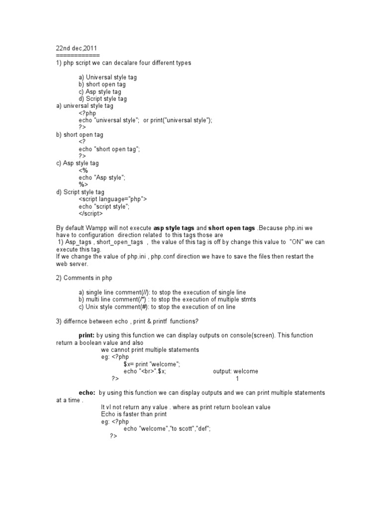 Print: by Using This Function We Can Display Outputs On Console (Screen ...