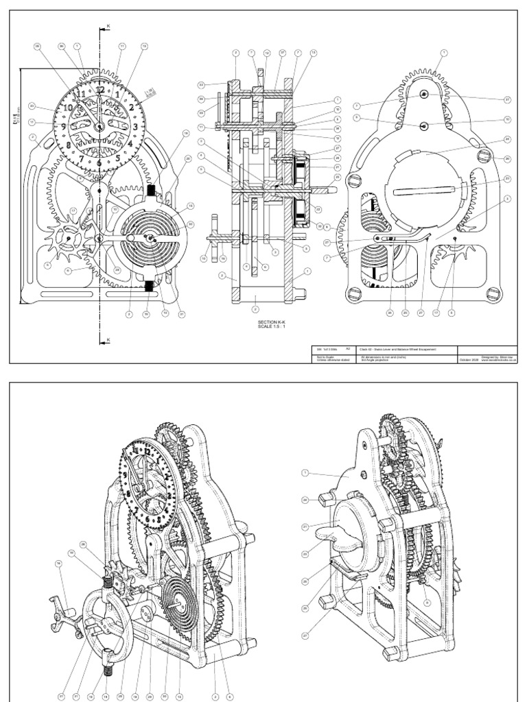Clock 42 Swiss Lever Balance Wheel | PDF | Horology | Machines