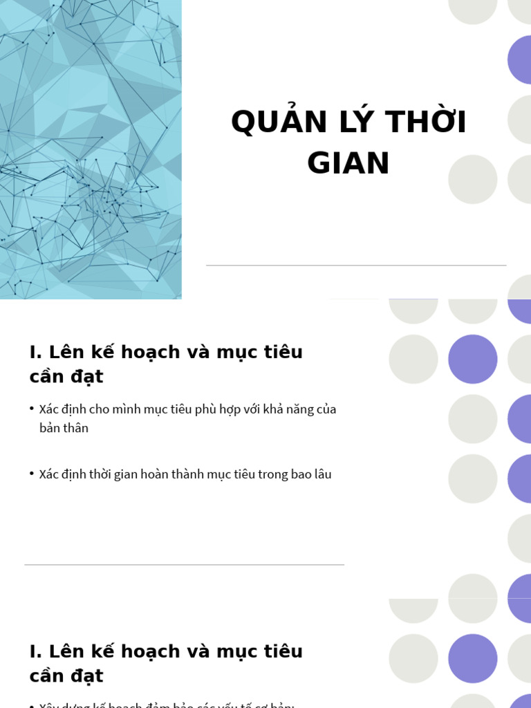 Qu N Lý TH I Gian | PDF