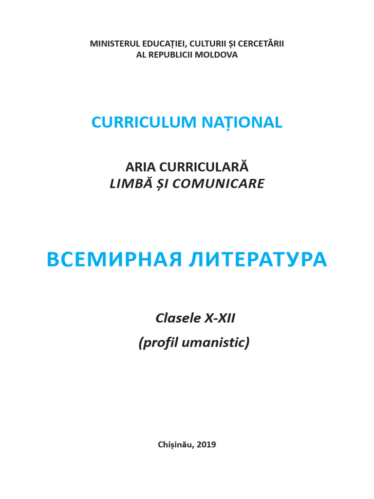 Literatura Universala Umanist | PDF