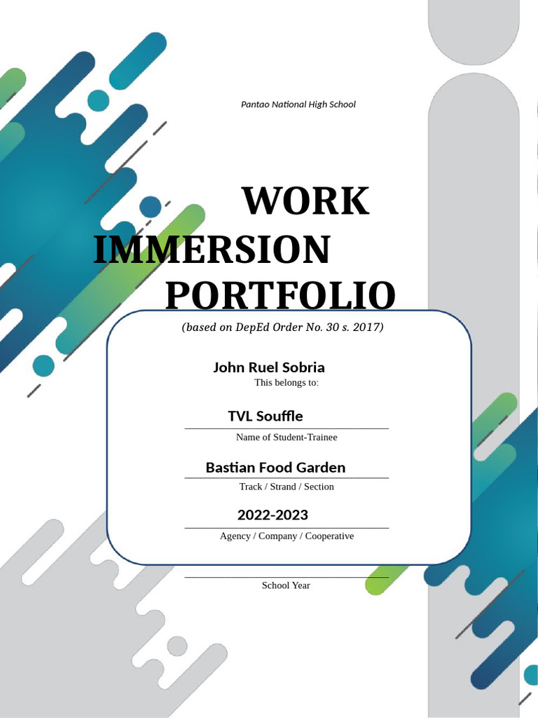 WORK-IMMERSION-TEMPLATE-2 | PDF