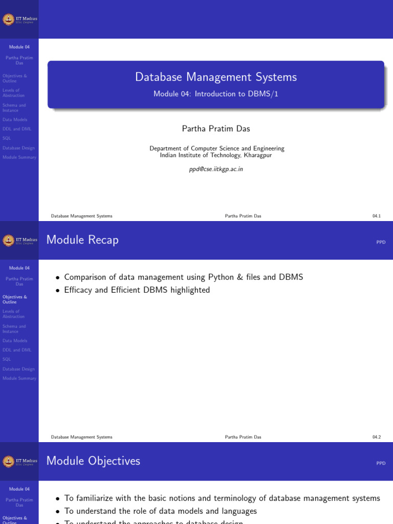 Lecture 1.4 - Intro To DBMS1 | PDF