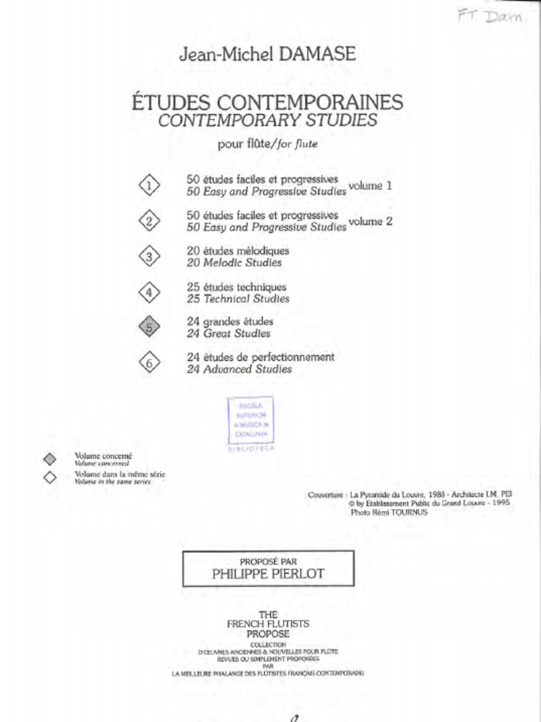 Damase, 24 Grandes études | PDF