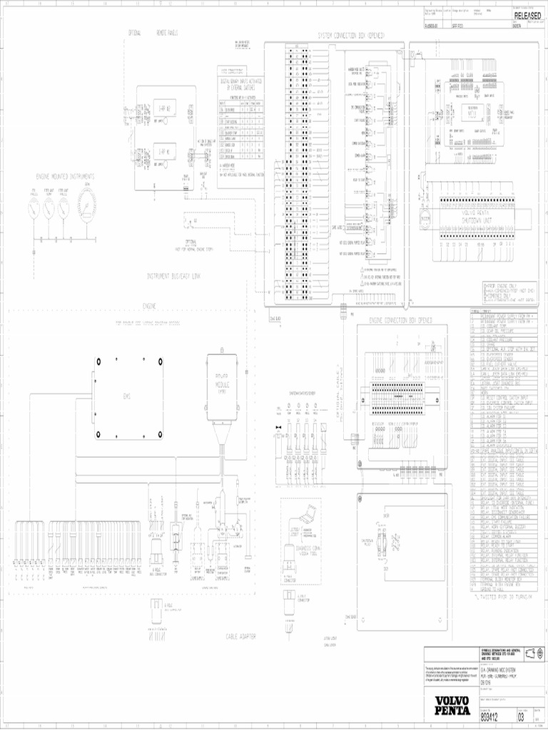 Volvo D16 Electrical Drawings #2 | PDF