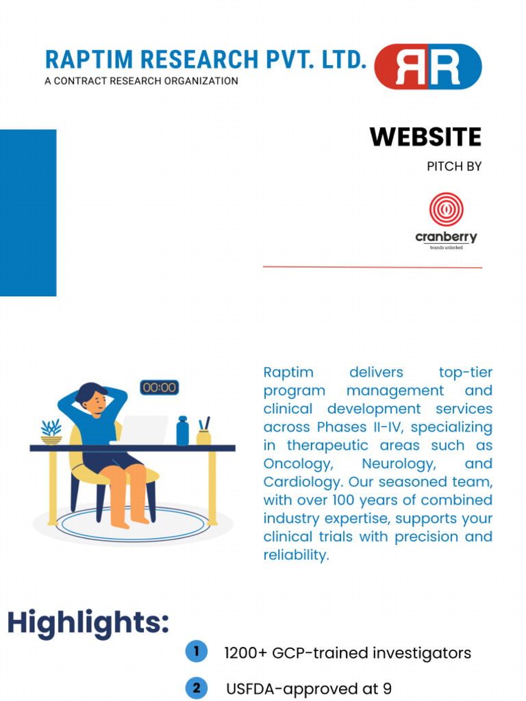Clinical Trials at Raptim Excellence in Every Phase | PDF