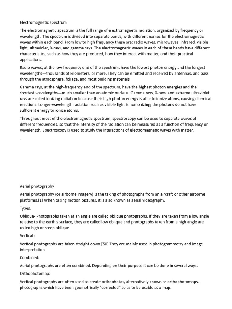 Electromagnetic Spectrum | PDF