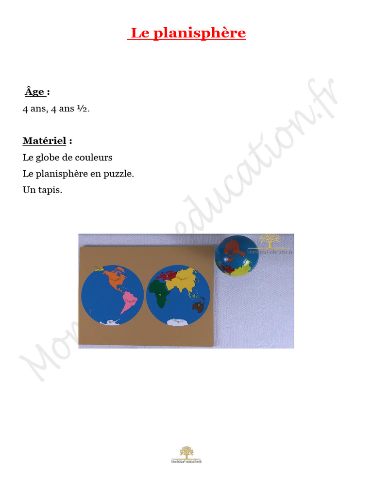 Le Planisphère | PDF