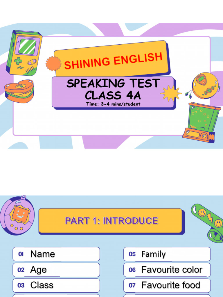 Speaking Test 4A | PDF