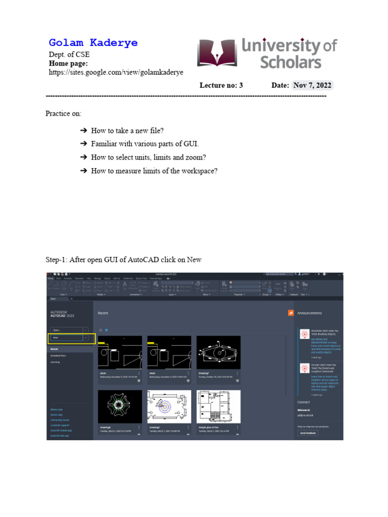 Basic Setup Process To Start A New Project | PDF