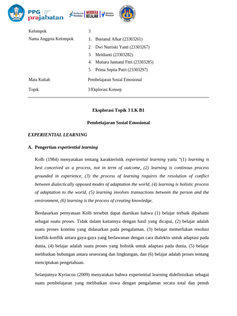Eksplorasi Konsep PSE Topik 3 | PDF