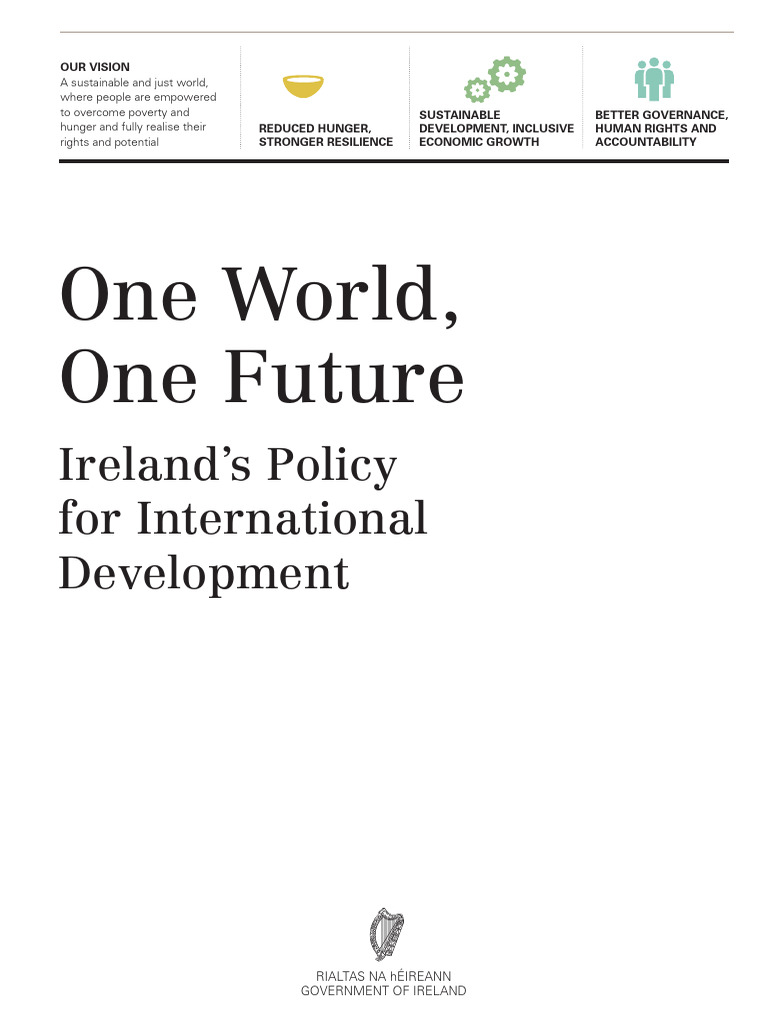 2013 One World One Future Irelands New Policy | PDF