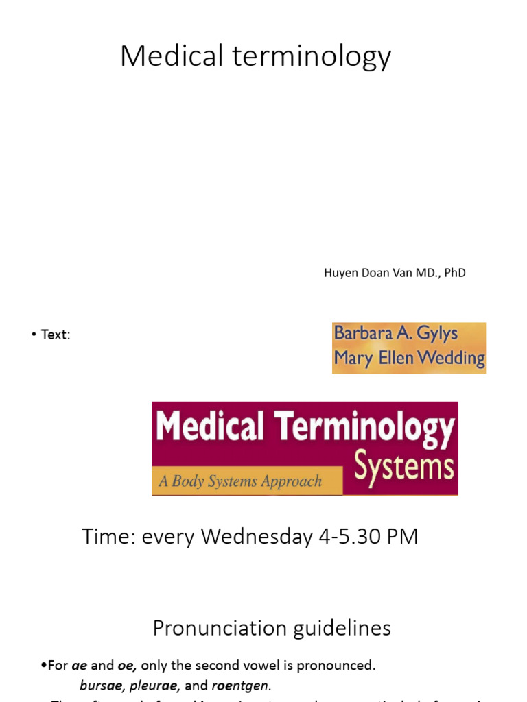 Presentation of Medical English | PDF
