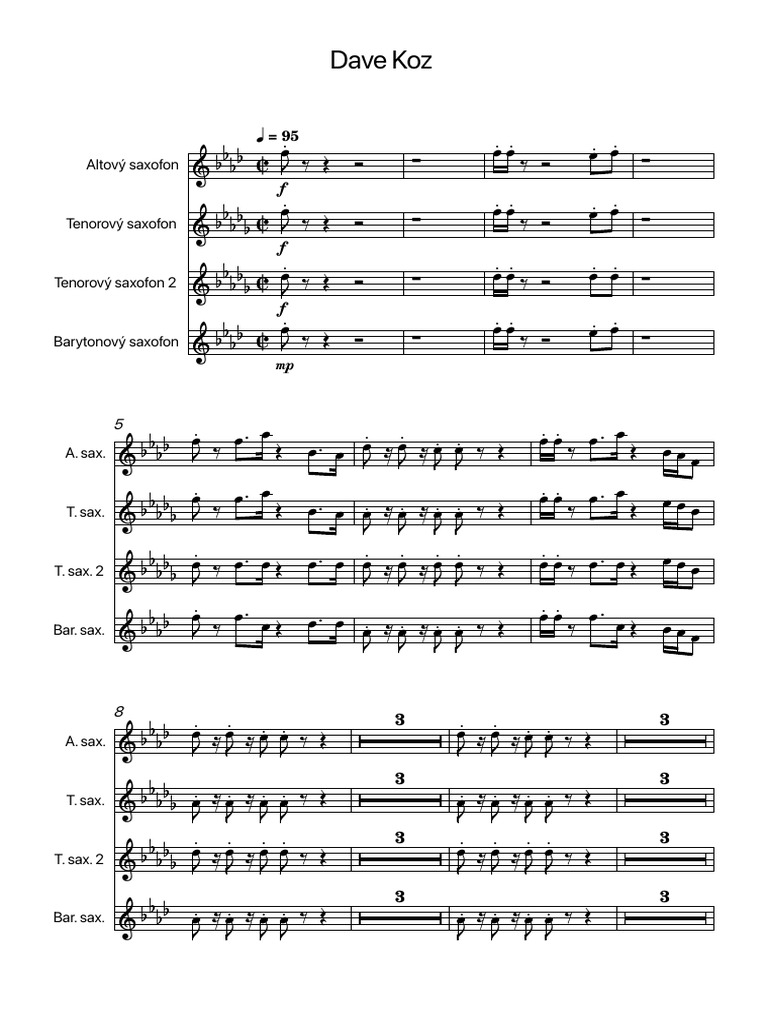 Dave Koz Partitura | PDF
