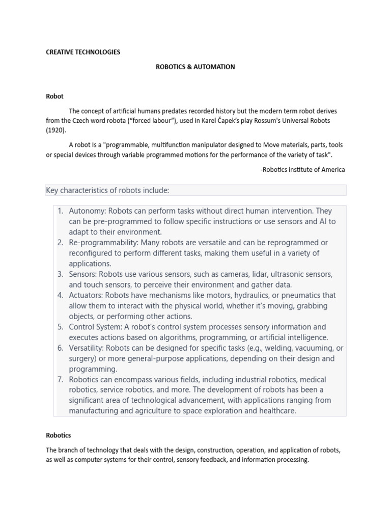 CreativeTechnology Q1 | PDF