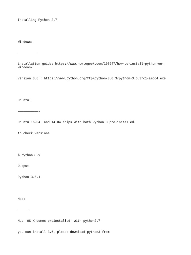 1.1. Installation Instructions | PDF