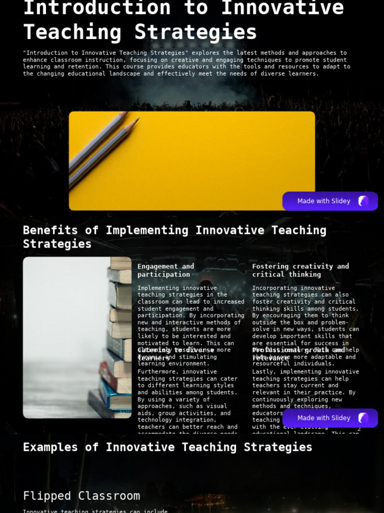 Innovative Teaching Strategies | PDF | Learning | Teachers