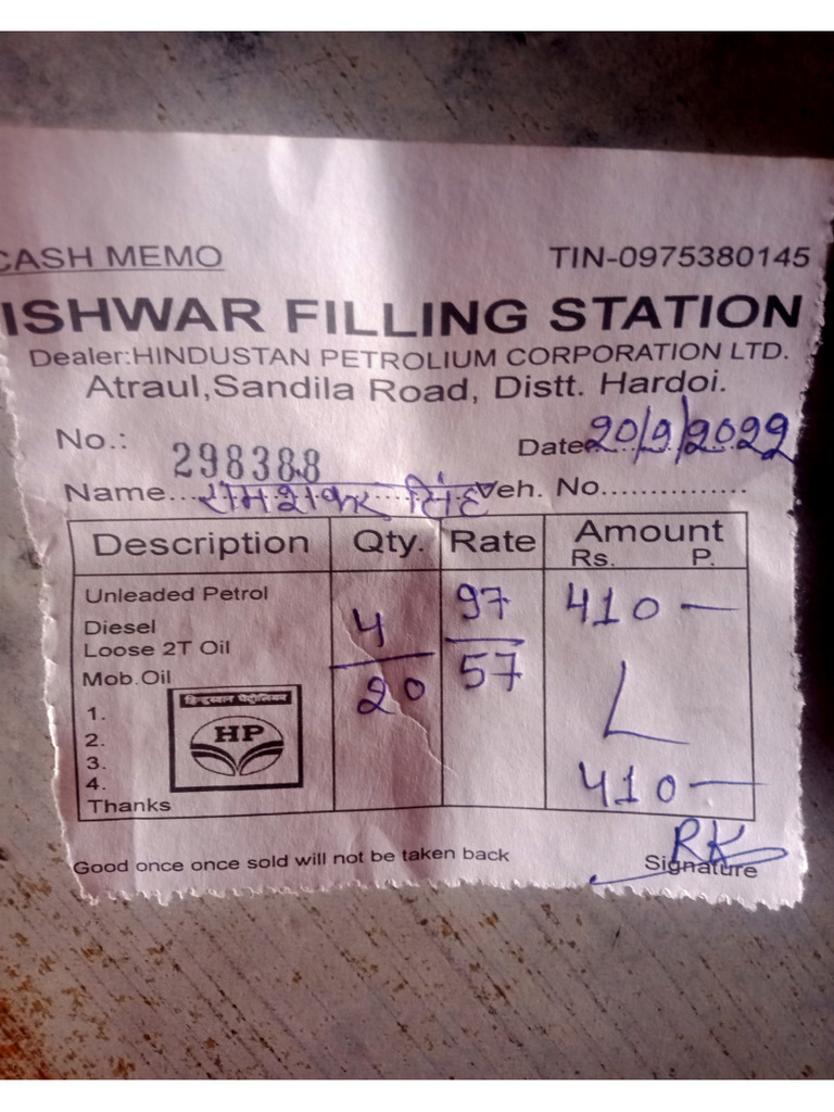 Ram Shankar Bills | PDF