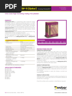 Weberdry 116 FX-SP Waterproofing Guide | PDF | Concrete | Coating