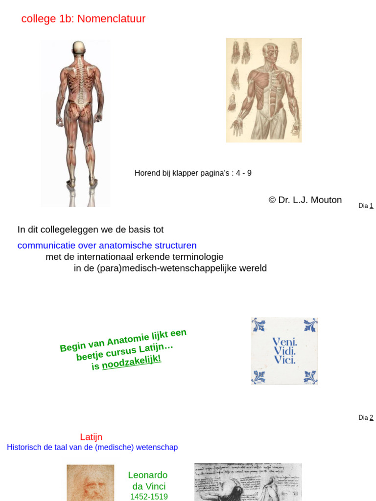 01b BW Nomenclatuur 2324 | PDF