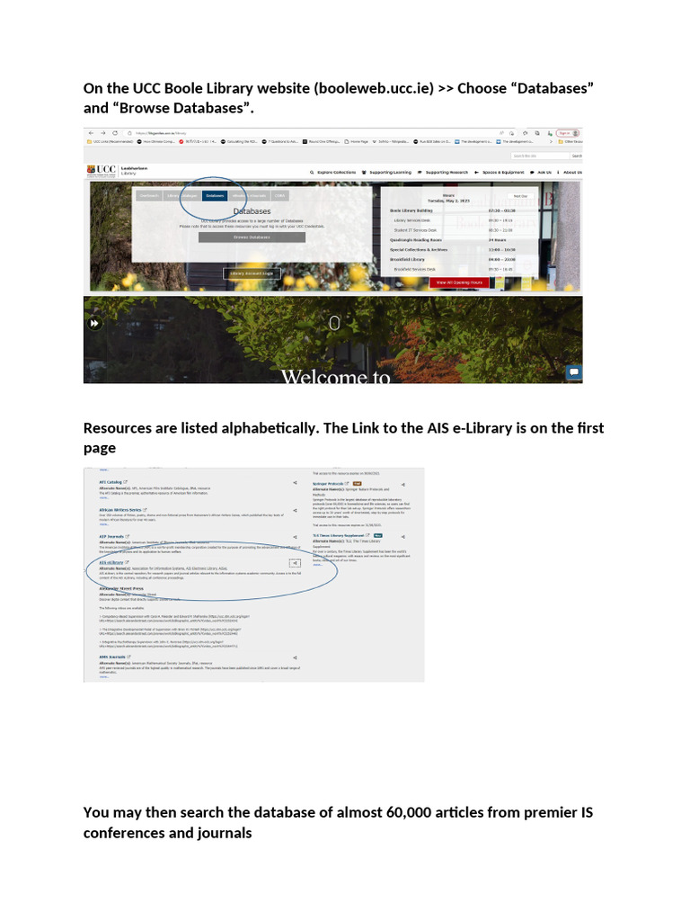 AIS Library How-to-Access | PDF