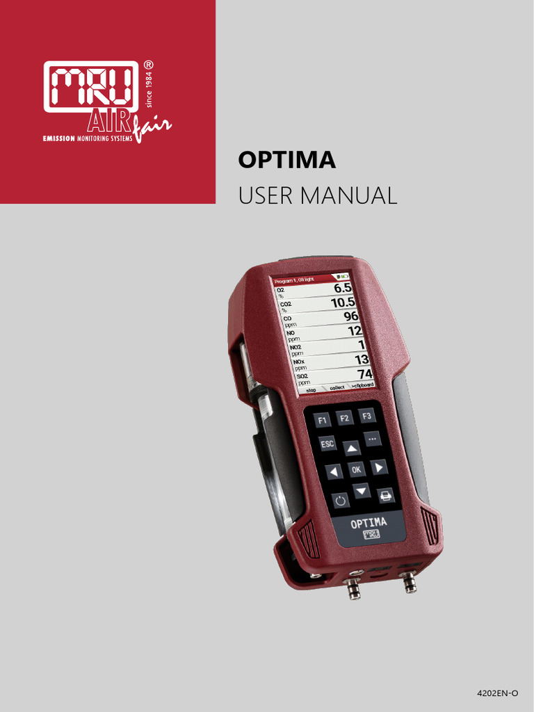 Optima MRU 7 Merač Gasova | PDF