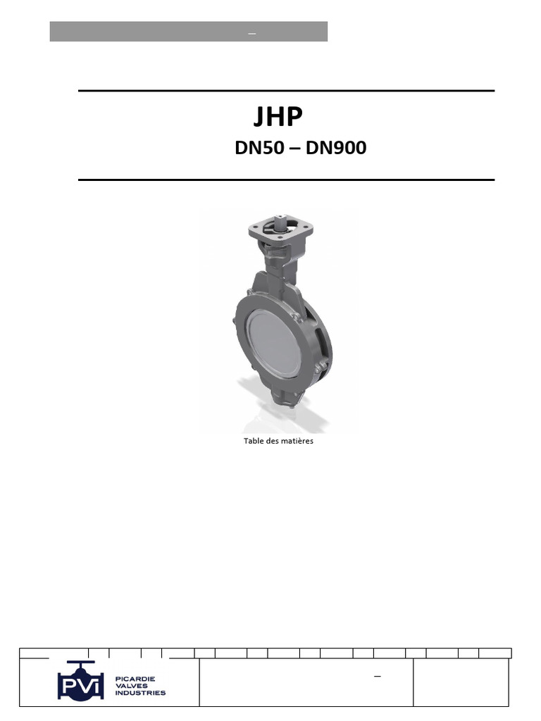 SAPAG JHP Valve | PDF