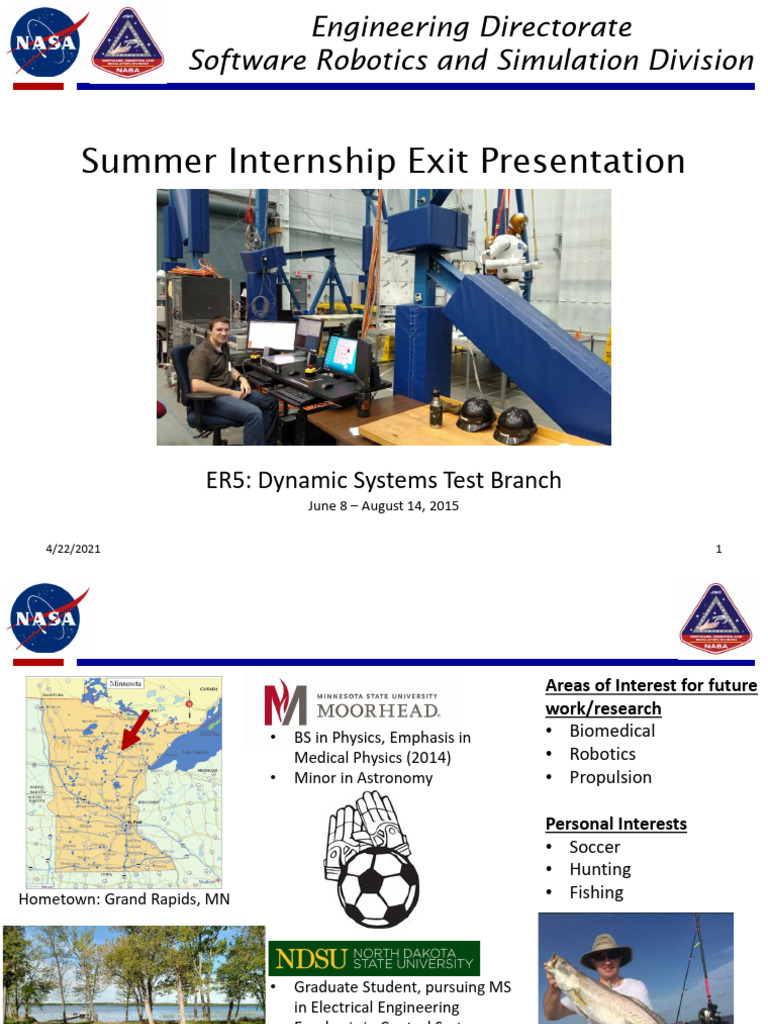 My Experience As A Nasa Intern | PDF