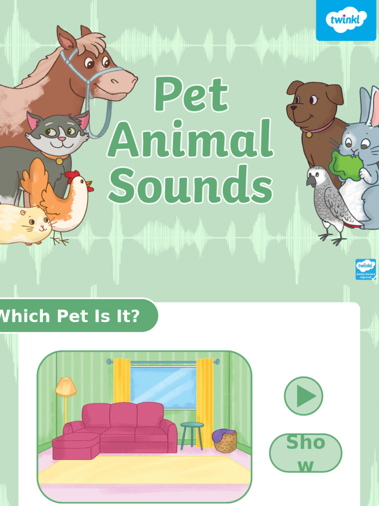 Pet Animal Sounds PowerPoint | PDF