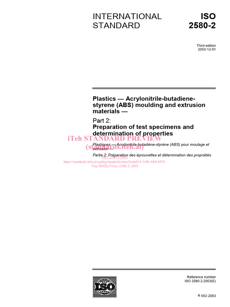Iso 2580 2 2003 | PDF