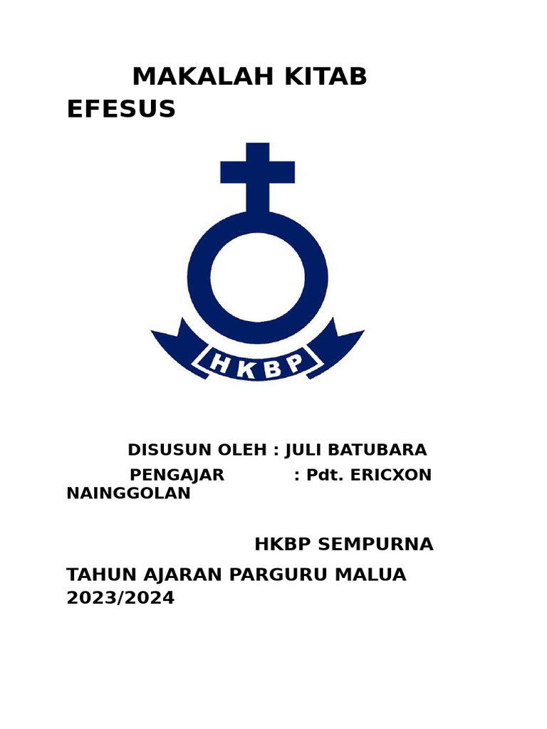 Kitab Efesus | PDF