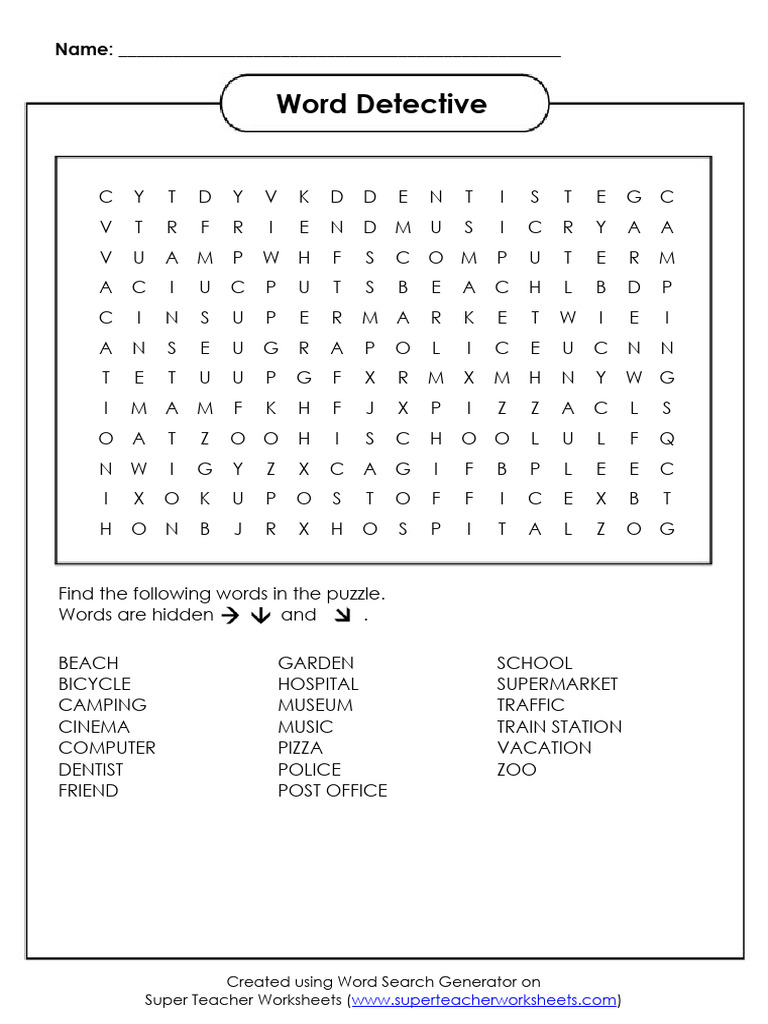 Word Detective | PDF